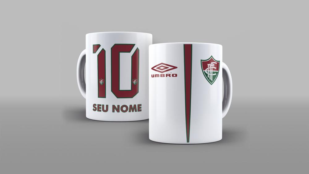 CANECA PERSONALIZADA PORCELANA CAMISA DE FUTEBOL FLUMINENSE | Vitrine ...