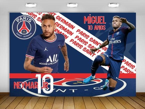 Painel de Festa Neymar Psg 3x2m | Vitrine Artesanou