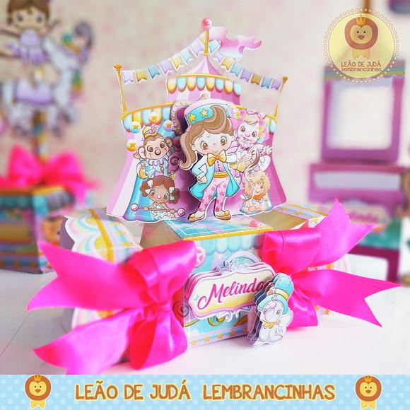 Caixinha para festa tema circo | Vitrine Artesanou