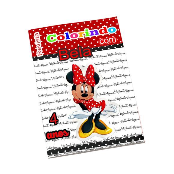 Revistinha para Colorir Tema Minnie | Vitrine Artesanou