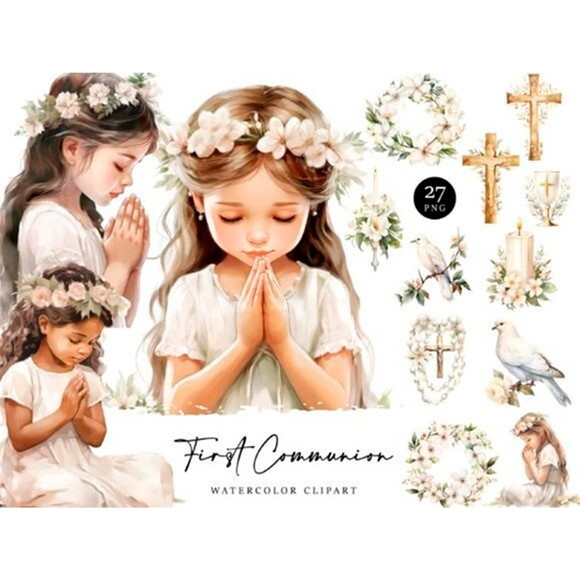 Kit Digital - Primeira Comunhão | Vitrine Artesanou