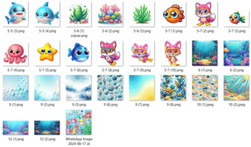 Kit Digital - Baby Shark | Vitrine Artesanou