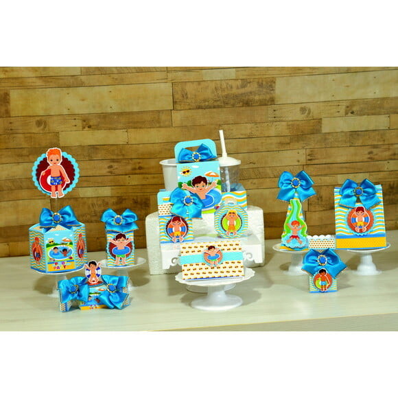Arquivos Digitais Silhouetteb Pool Party Menino Luxo | Vitrine Artesanou