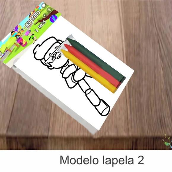 Desenhos de Colorir-(3 Giz de Cera)-jogo Pkxd | Vitrine Artesanou