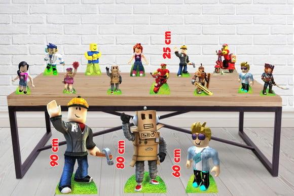Display Roblox, Totem 90 cm Decorativo para Festa | Vitrine Artesanou