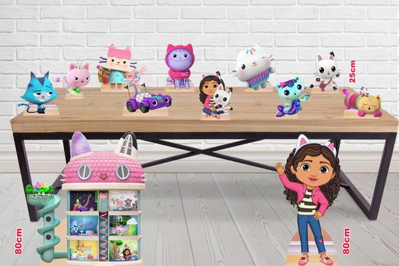 Totem a Casa Magica da Gabby para Decoração de Festas | Vitrine Artesanou