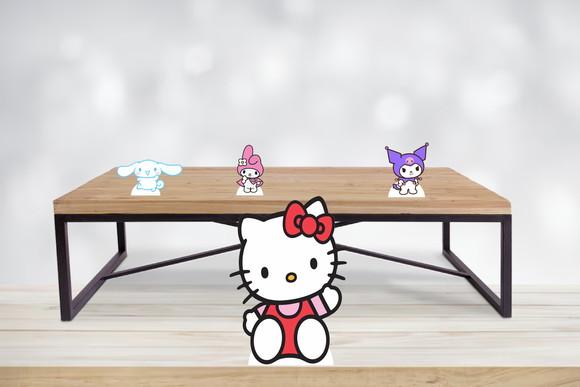 Totem Hello Kitty para Decoração de Festa | Vitrine Artesanou