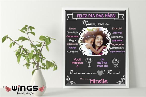 Chalkboard Digital - Presente Dia das Mães 1 | Vitrine Artesanou