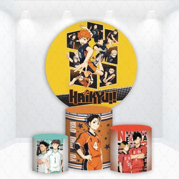 Painel Redondo + Kit Cilindros Haikyu!! | Vitrine Artesanou