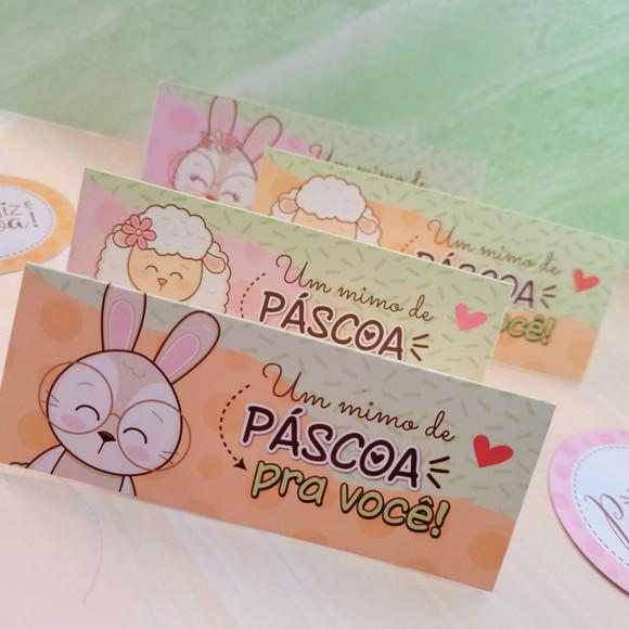Lapela de Páscoa + Adesivos para Batom | Vitrine Artesanou
