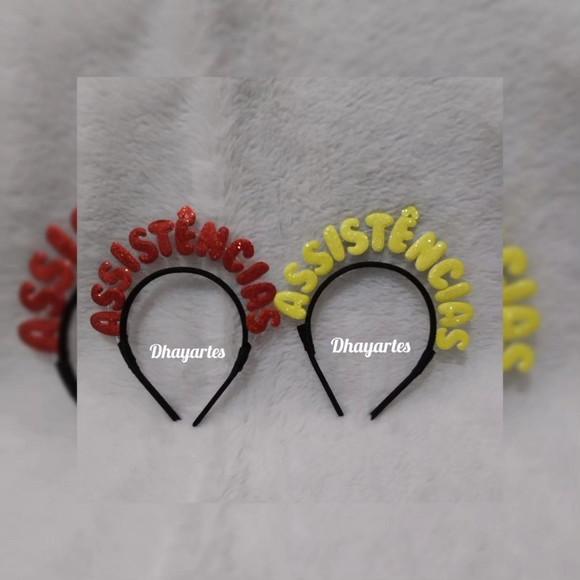 1 Tiara Personalizada com Frases, Palavras para Empresta | Vitrine ...