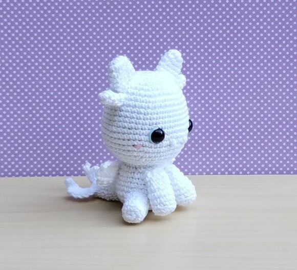 Banguela e Fúria da Luz Amigurumi - Como Treinar Seu Dragão | Artesanou ...