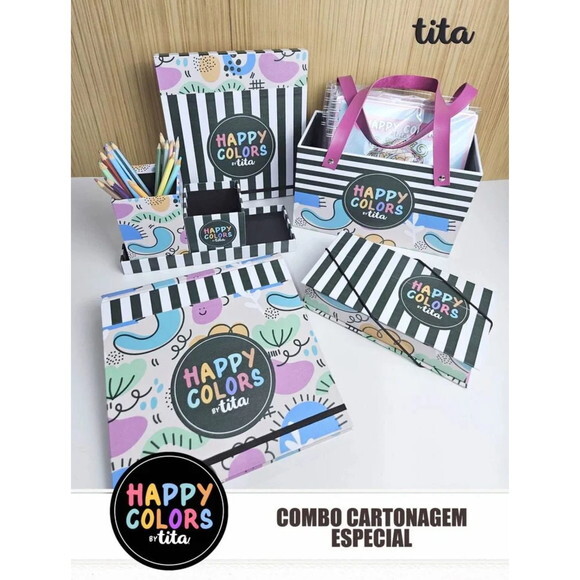 Arquivo Digital Happy Colors Combo Cartonagem Especial -3769 | Vitrine ...