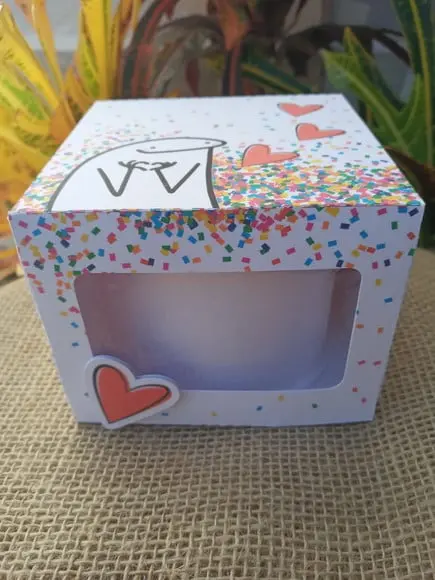 Arquivo de Corte - Caixa para Bentô Cake 1 | Vitrine Artesanou